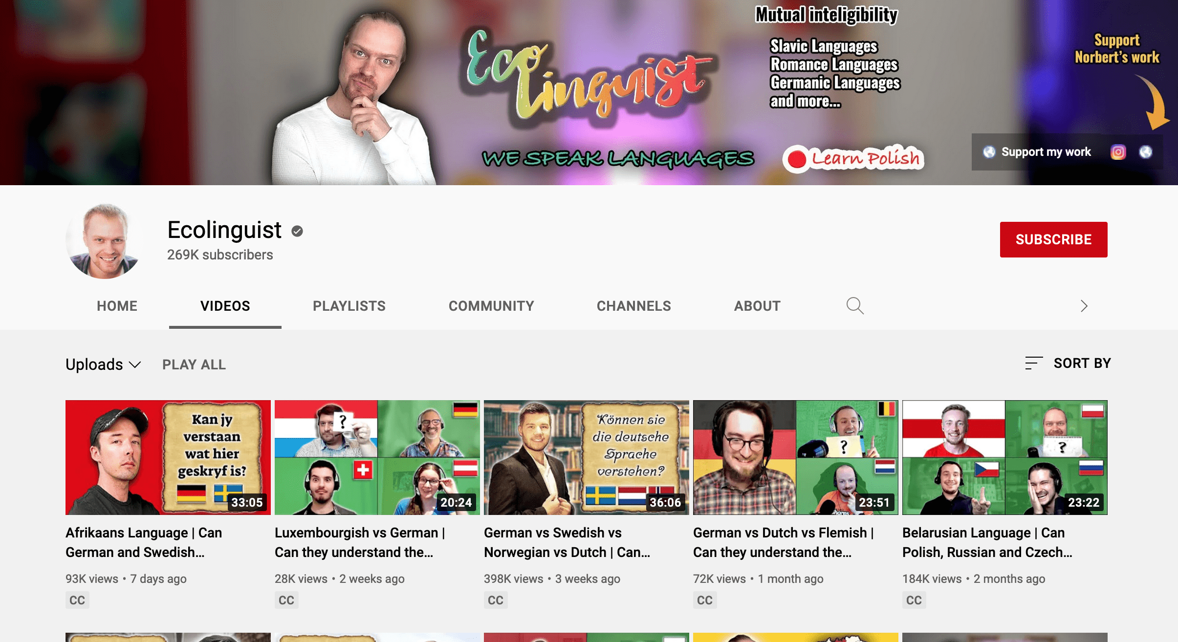 400+ Amazing Language YouTube Channels ⋆ Plurilingualism